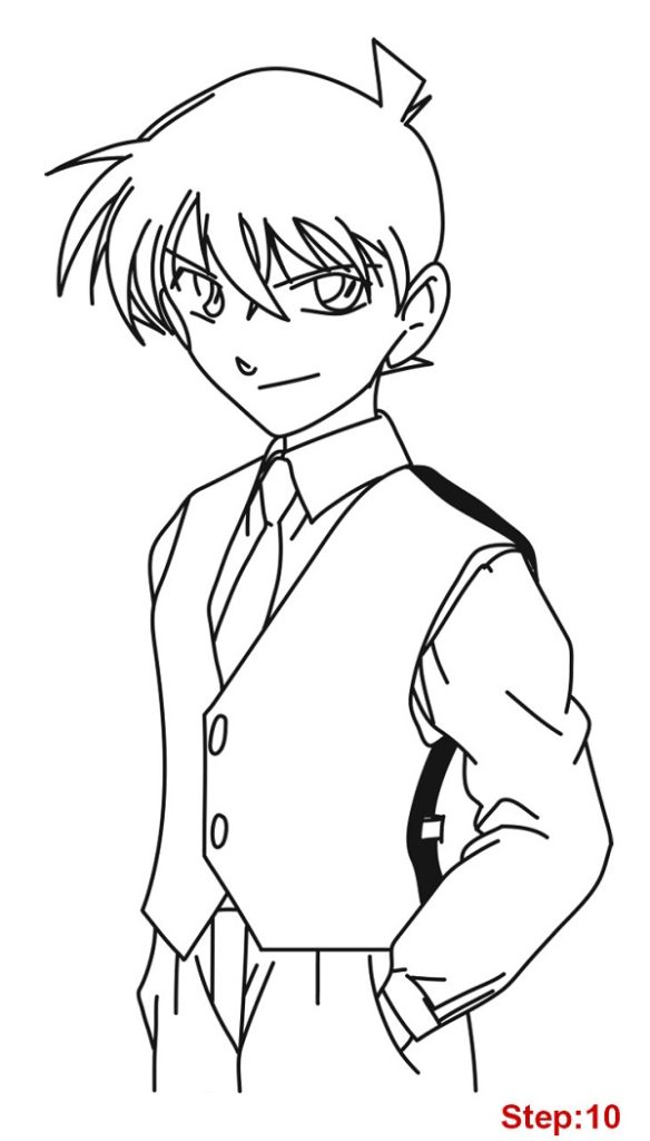 Khám phá 4 cách vẽ Conan cực dễ, ai cũng có thể thực hiện